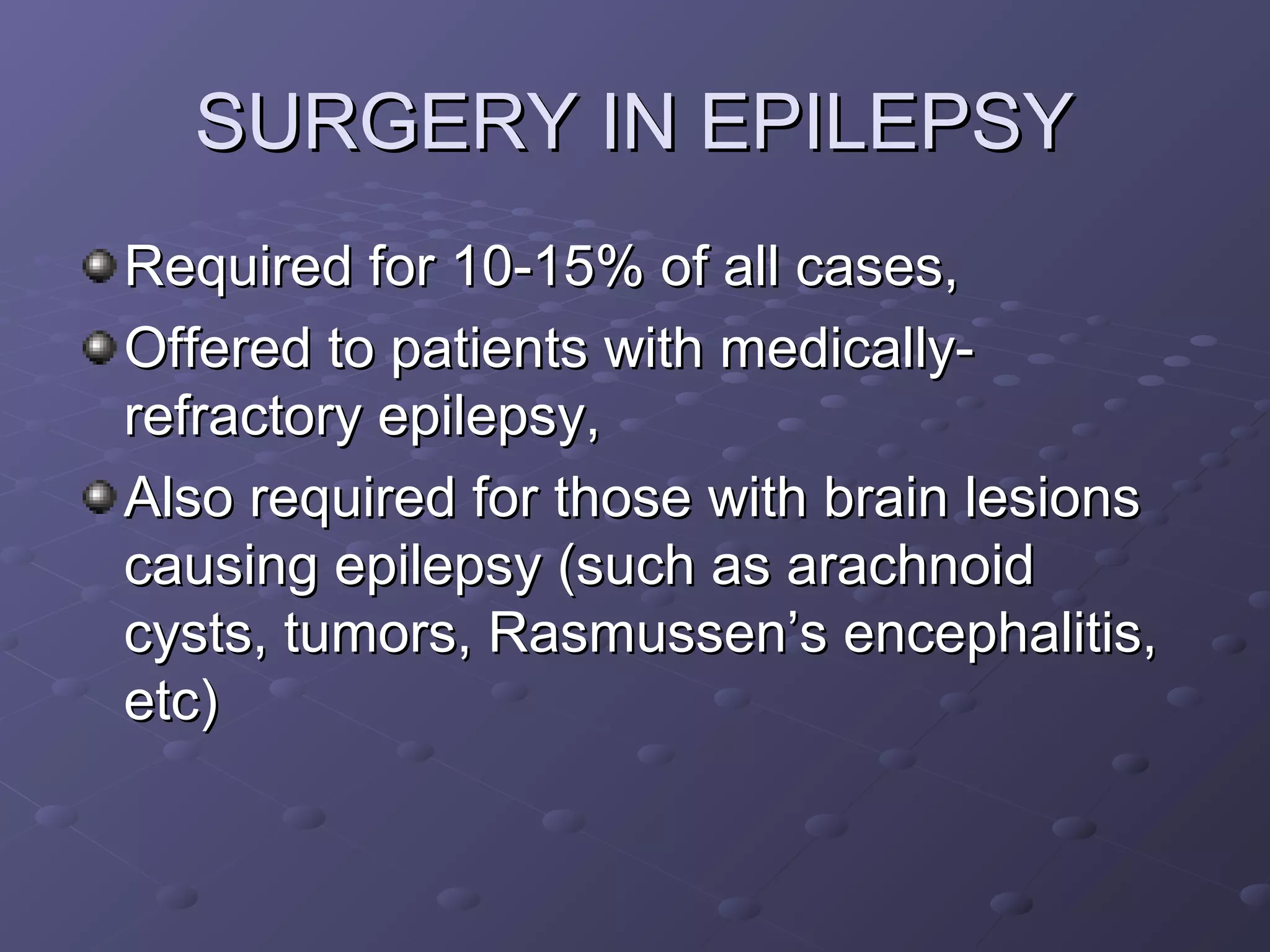 Evaluation and management of epilpesy | PPT