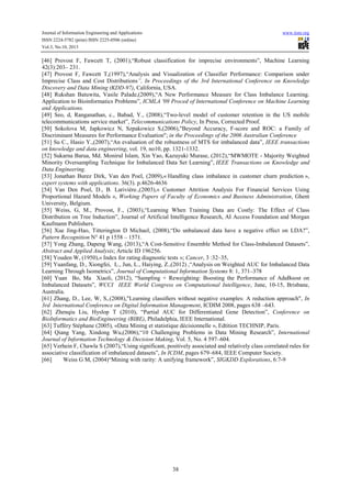 Evaluation measures for models assessment over imbalanced data sets | PDF