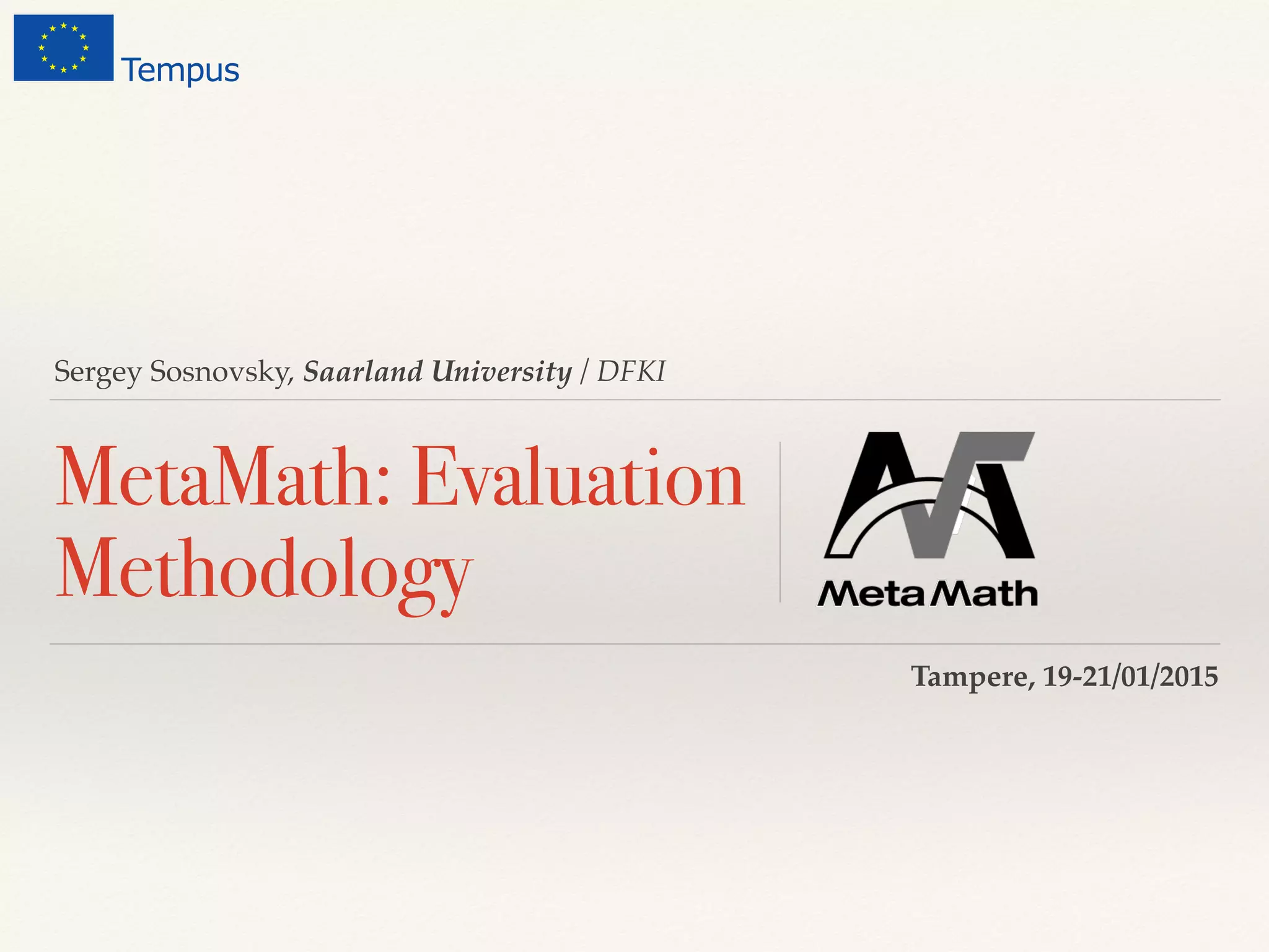MetaMath: Evaluation Methodology | PDF
