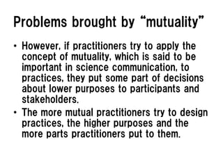 Evaluation methodology of practices of science communication | PPT