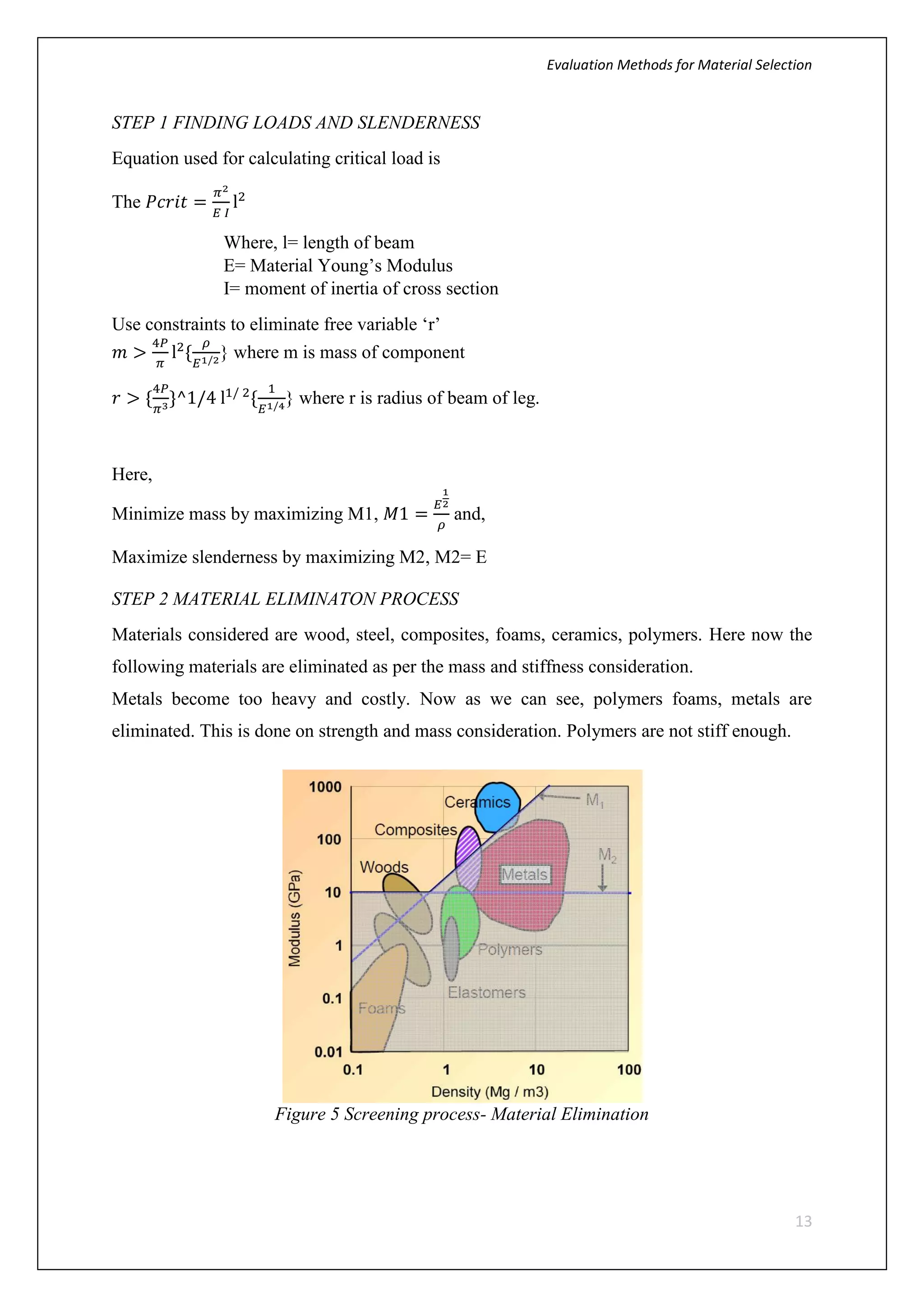 Evaluation Methods for Material Selection with Case Study | PDF
