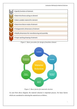 Evaluation Methods for Material Selection with Case Study | PDF