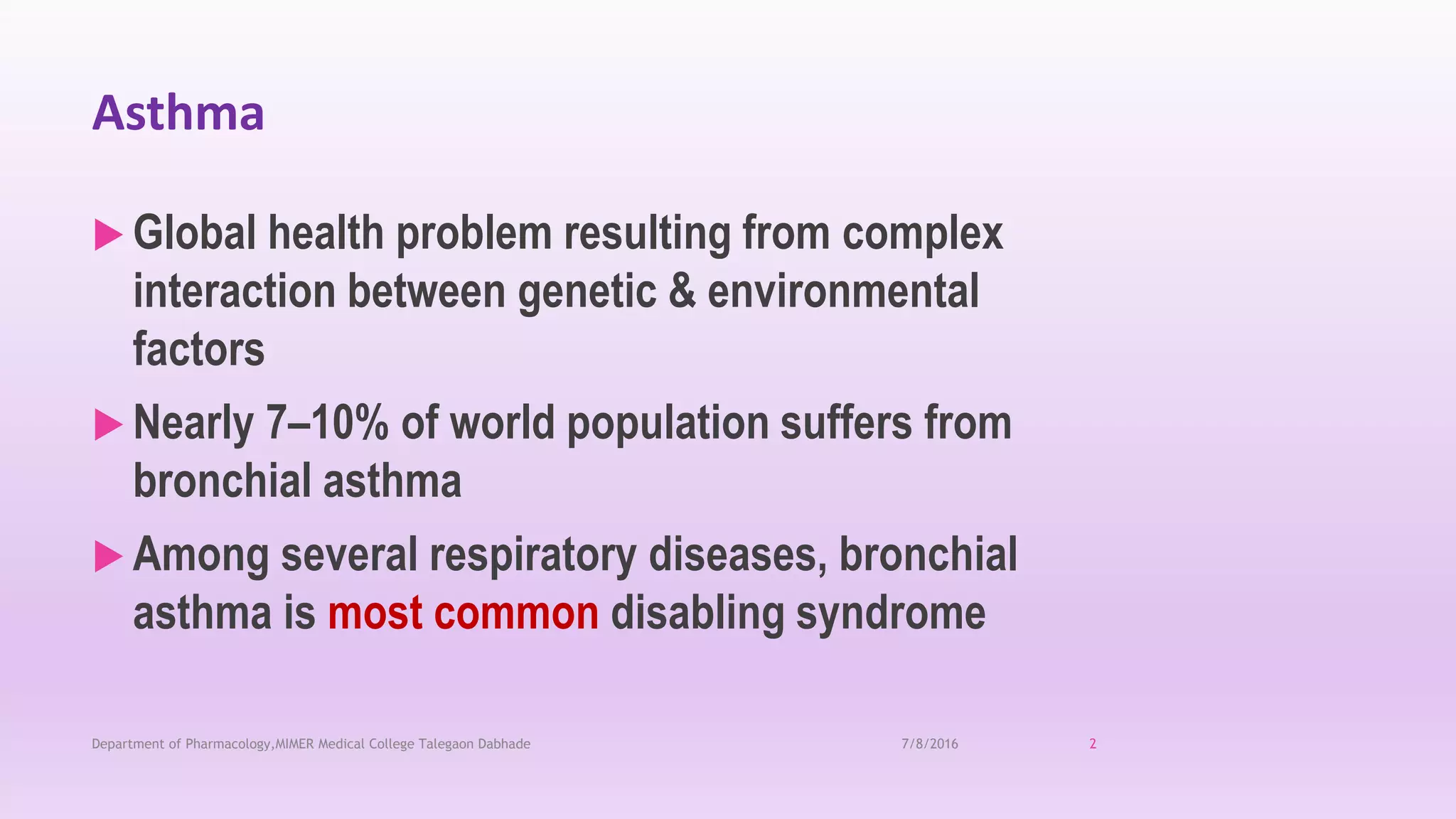 Evaluation methods of anti-asthmatics | PPTX
