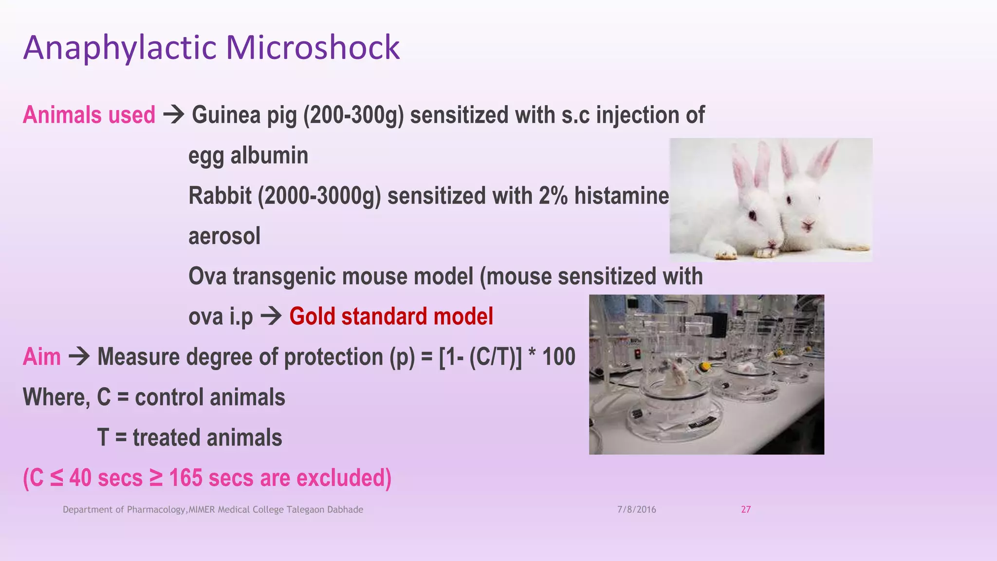 Evaluation methods of anti-asthmatics | PPTX