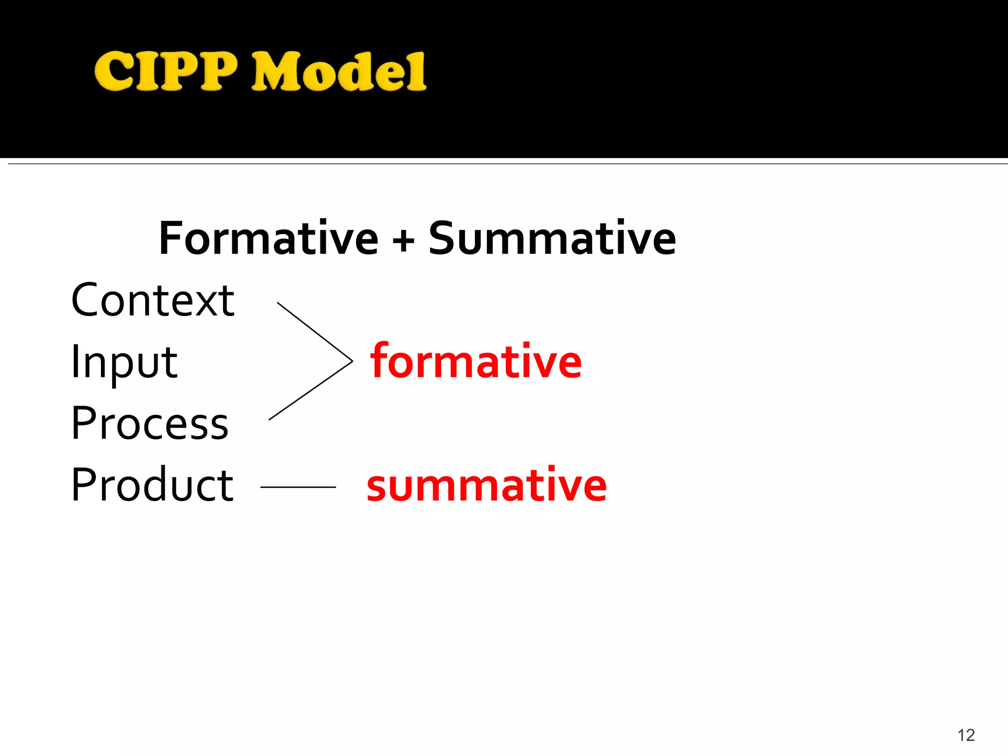 Evaluation models | PPT