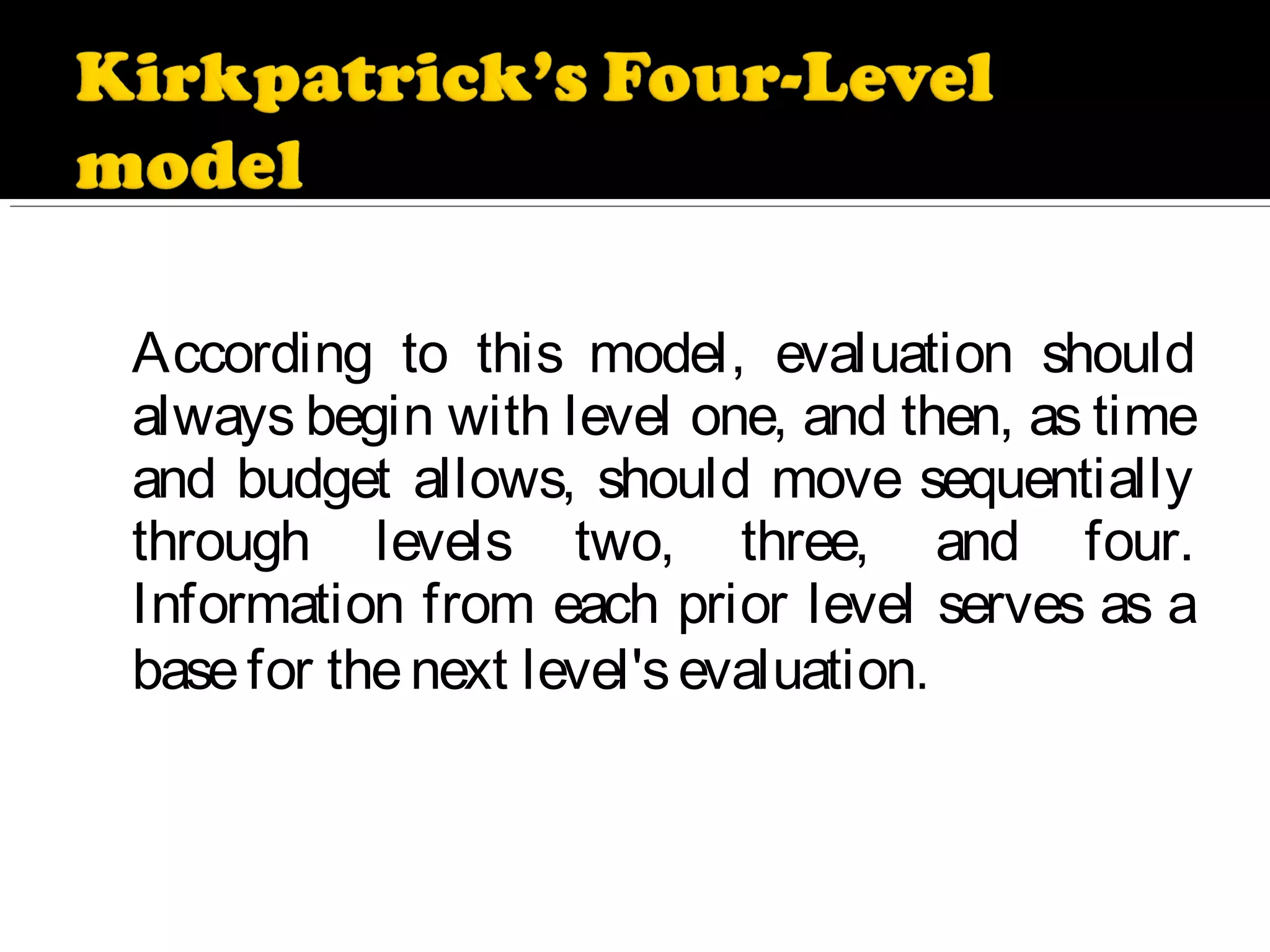Evaluation models | PPT