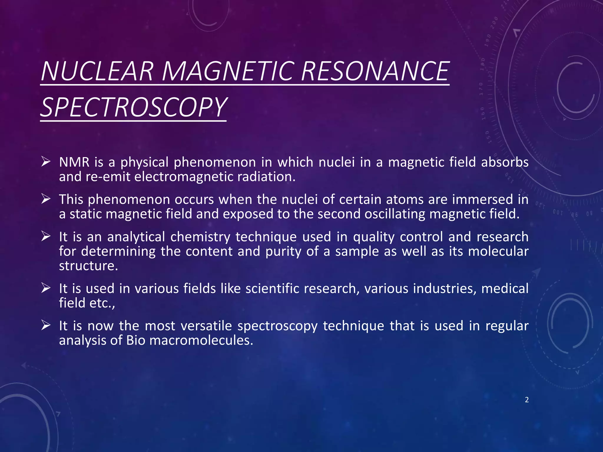 theory and principles of ft nmr | PPTX