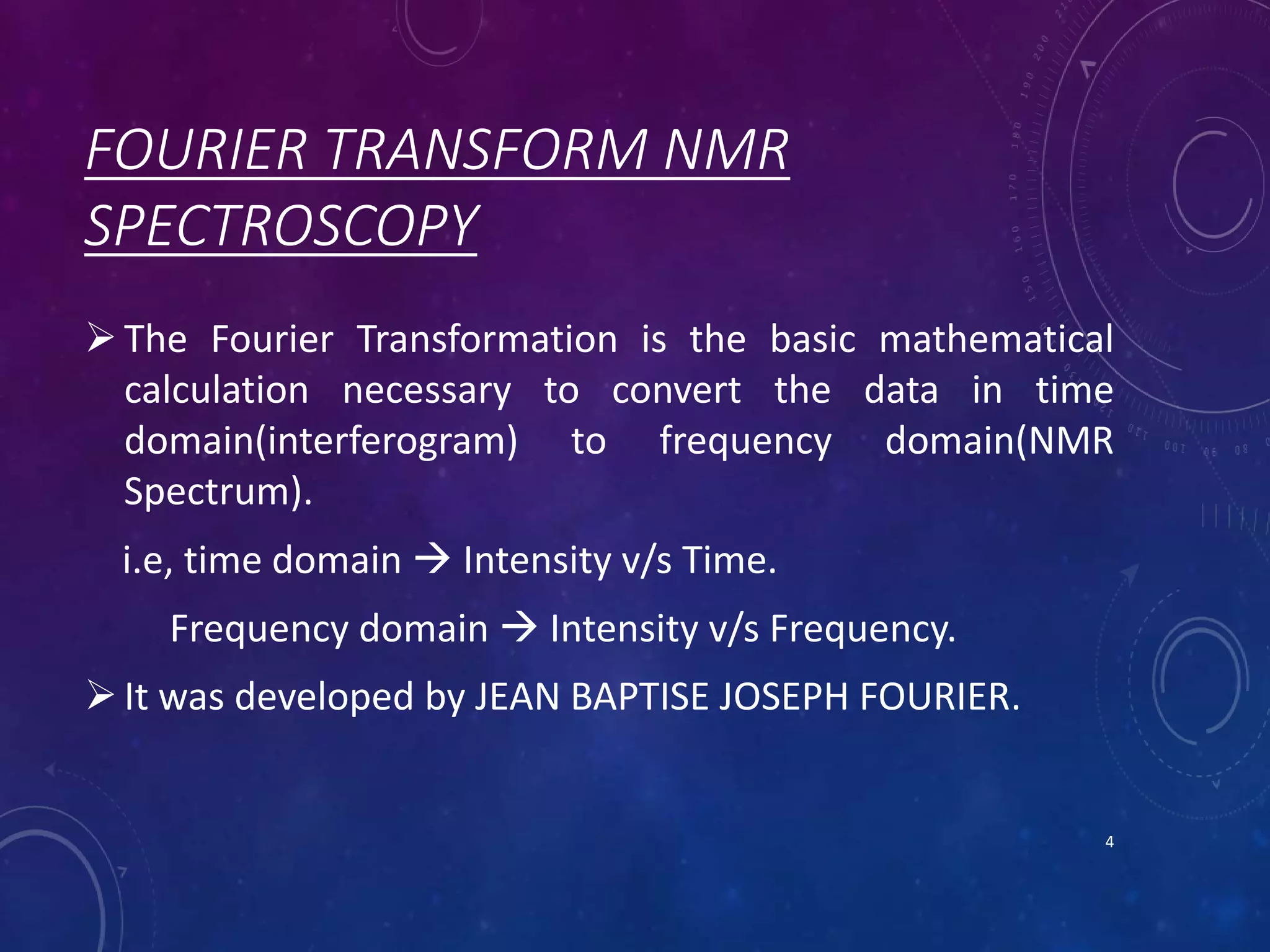 theory and principles of ft nmr | PPTX
