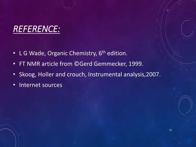 theory and principles of ft nmr | PPTX