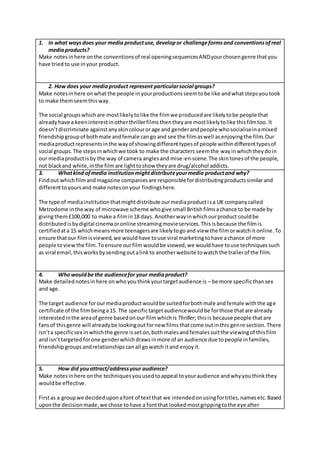 Evaluation notes | DOCX | Cameras and Camcorders | Consumer Electronics