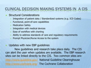 Evaluation of a clinical information system (cis) | PPTX
