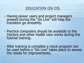 Evaluation of a clinical information system (cis) | PPTX