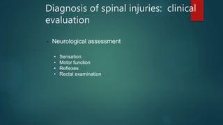 Evaluation of acute trauma in spine | PPTX