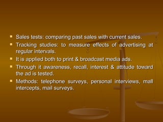 Evaluation of advertisements | PPT | Marketing and Advertising | Business