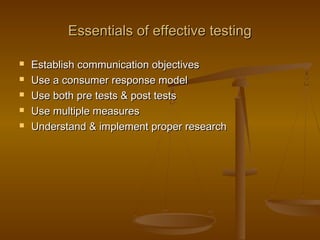 Evaluation of advertisements | PPT | Marketing and Advertising | Business