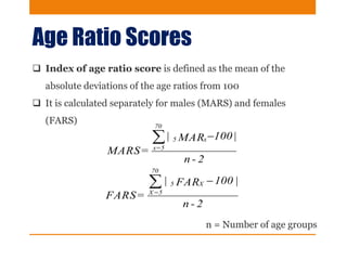 Evaluation of Age Data | PPTX