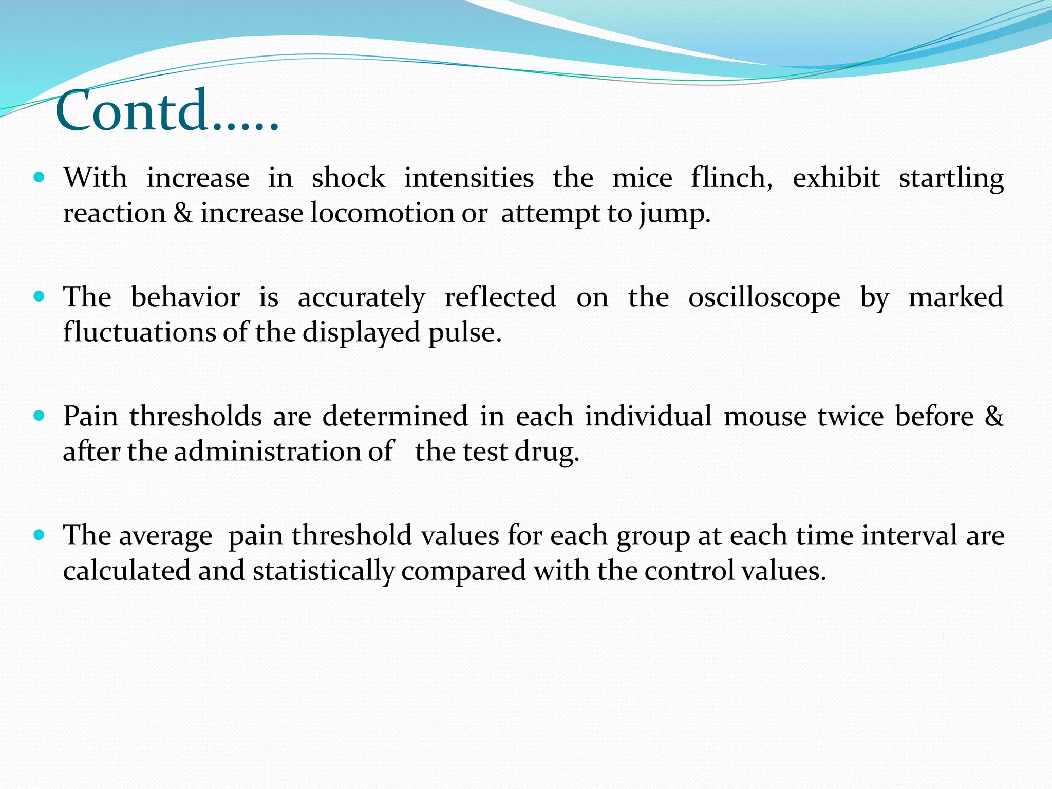 Evaluation of analgesic agents | PPTX