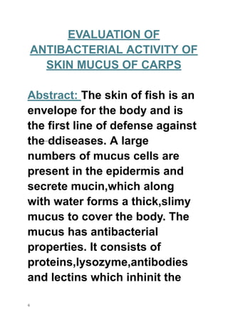 Evaluation of Antibacterial Activity of Skin Mucus of Carps.pdf