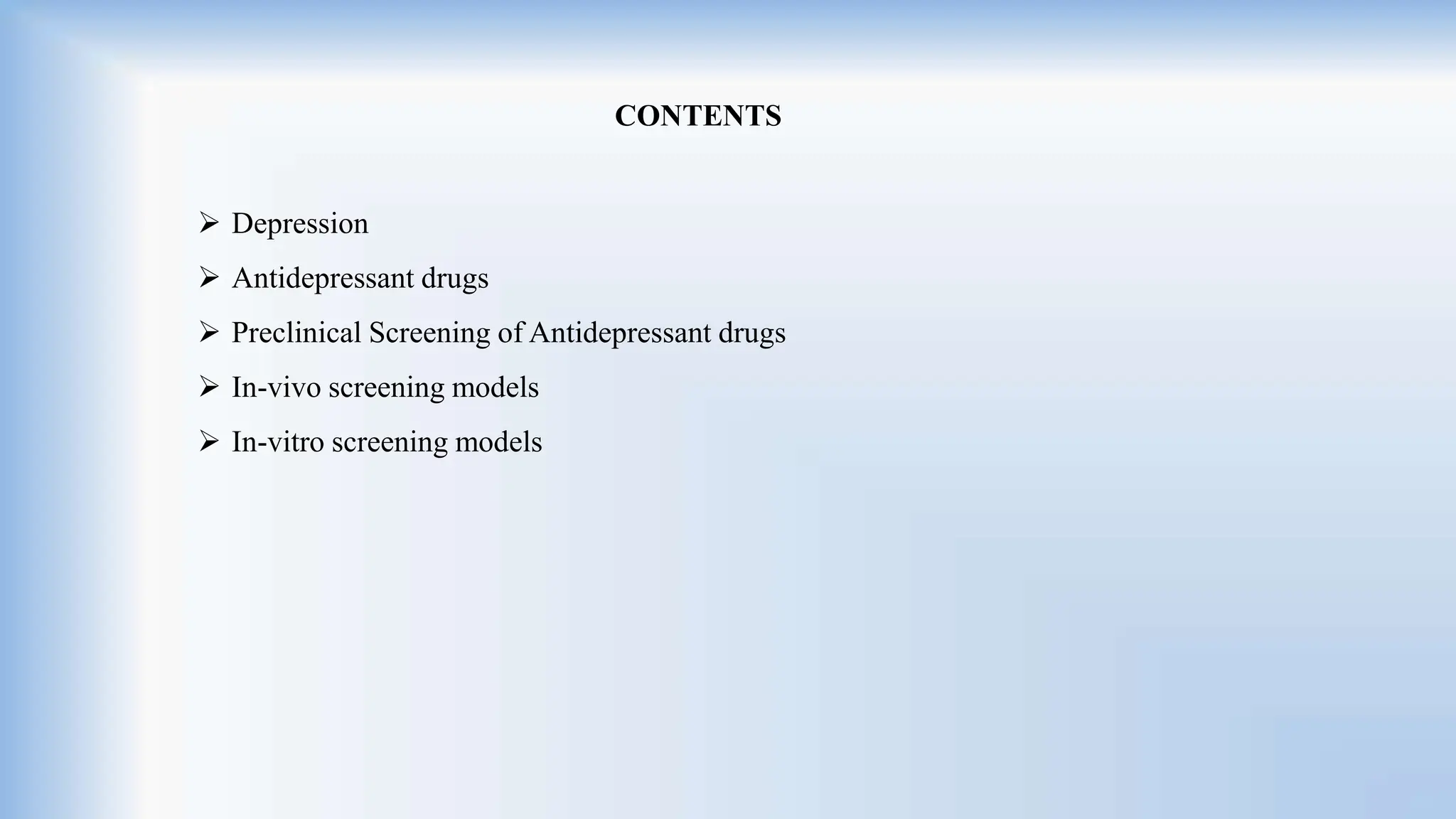 Evaluation of antidepressants.pptx