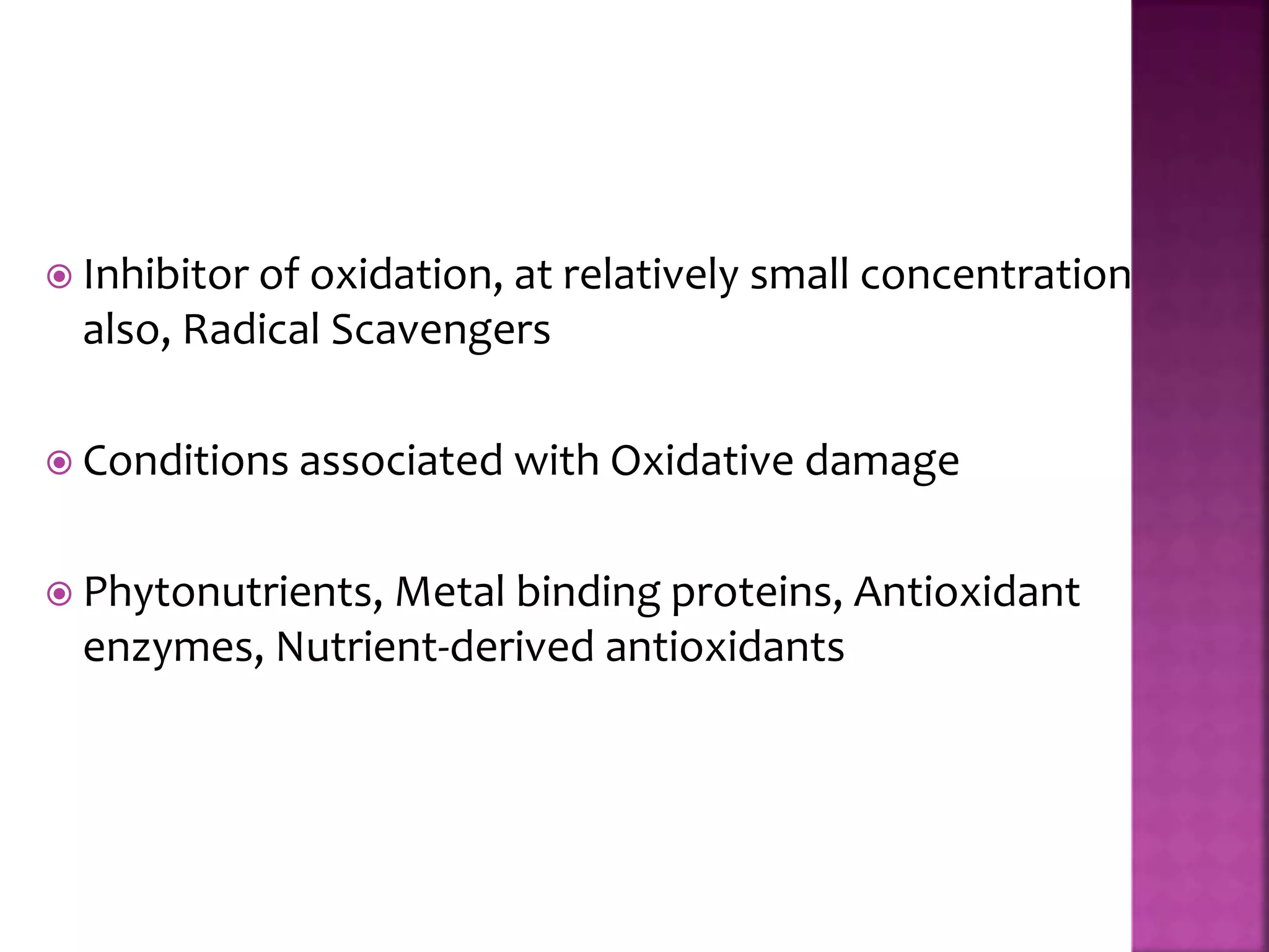 Evaluation of antioxidant potential of Drugs | PPTX