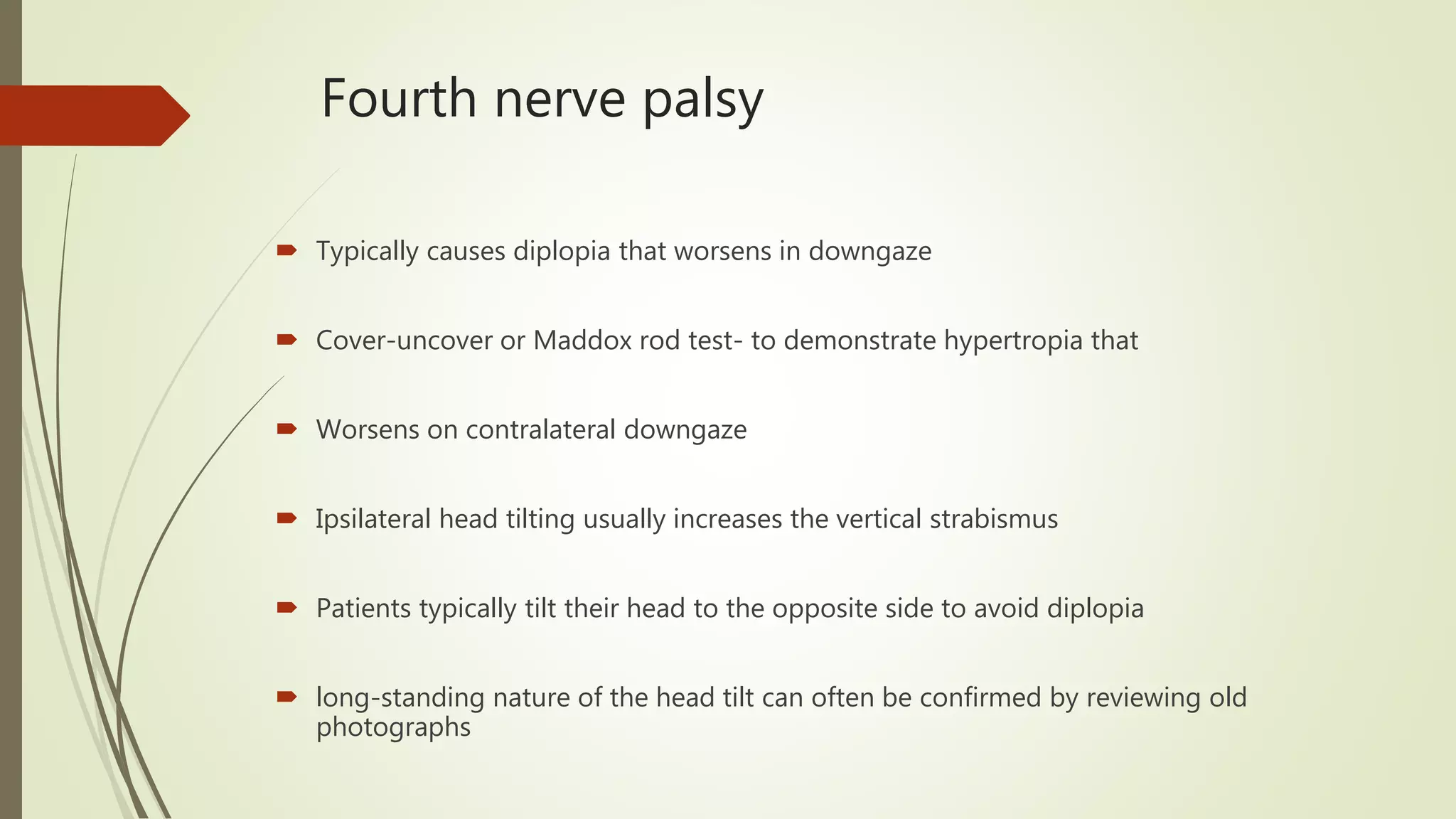 Evaluation of a patient with diplopia | PPTX