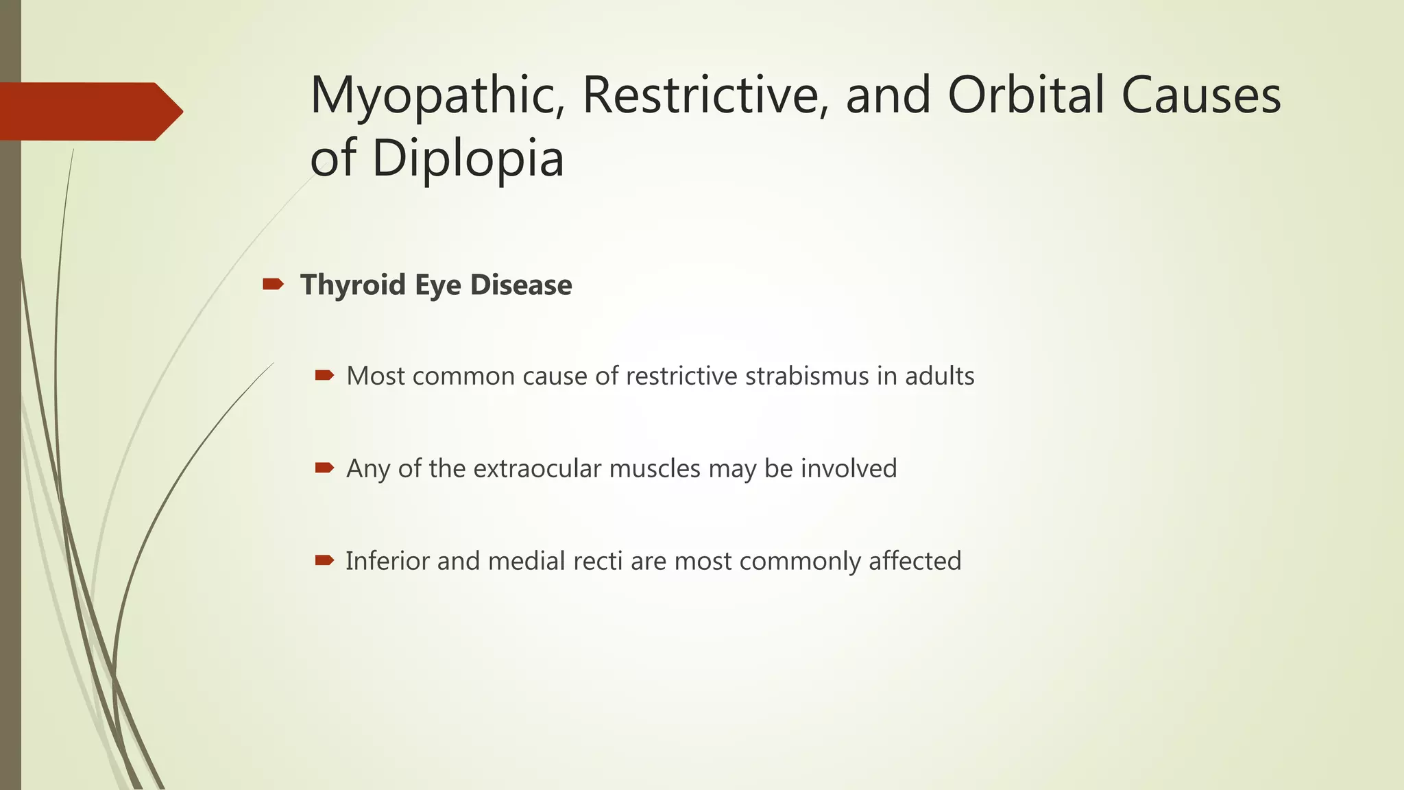 Evaluation of a patient with diplopia | PPTX | Eye and Vision ...