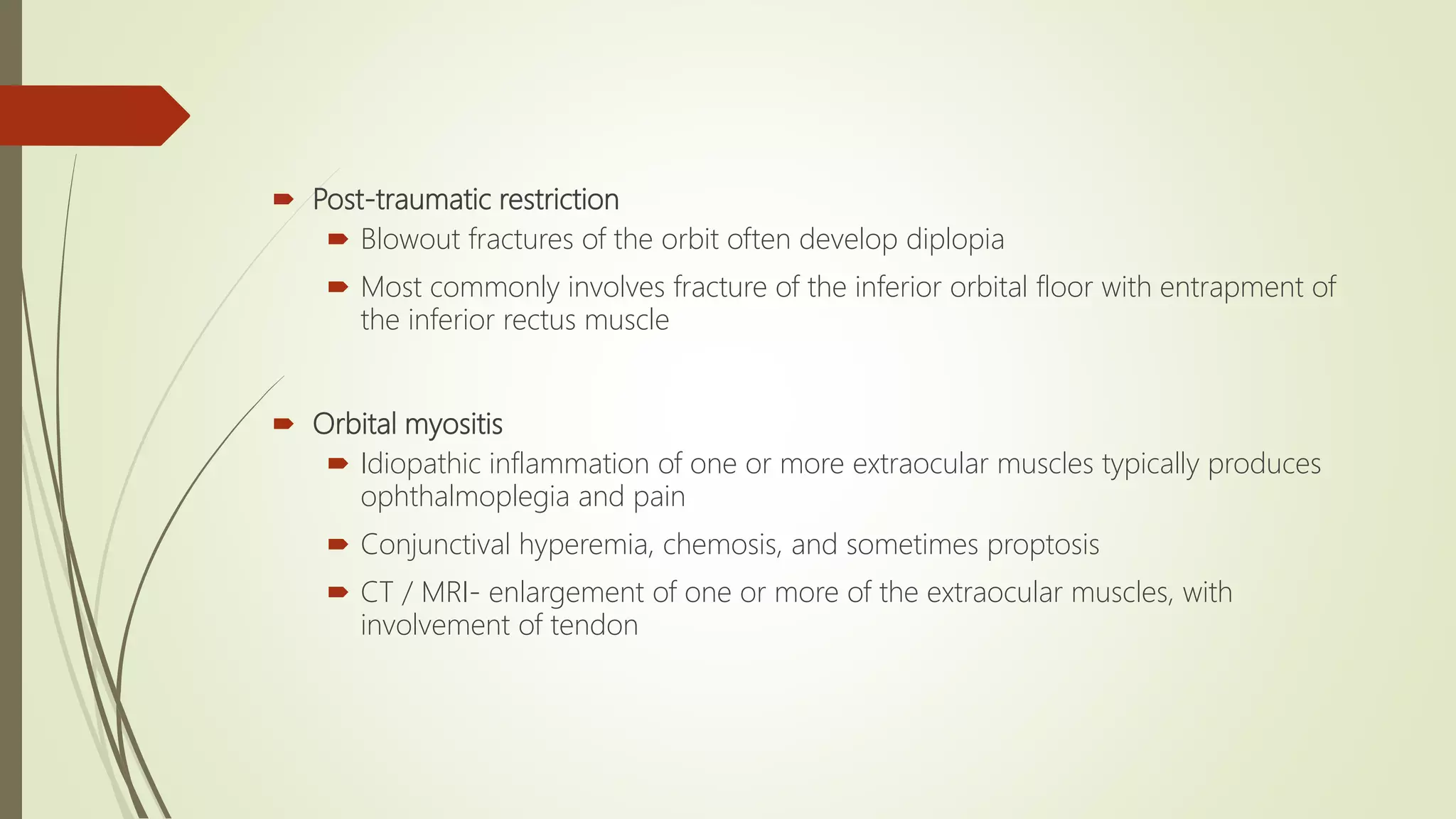 Evaluation of a patient with diplopia | PPTX