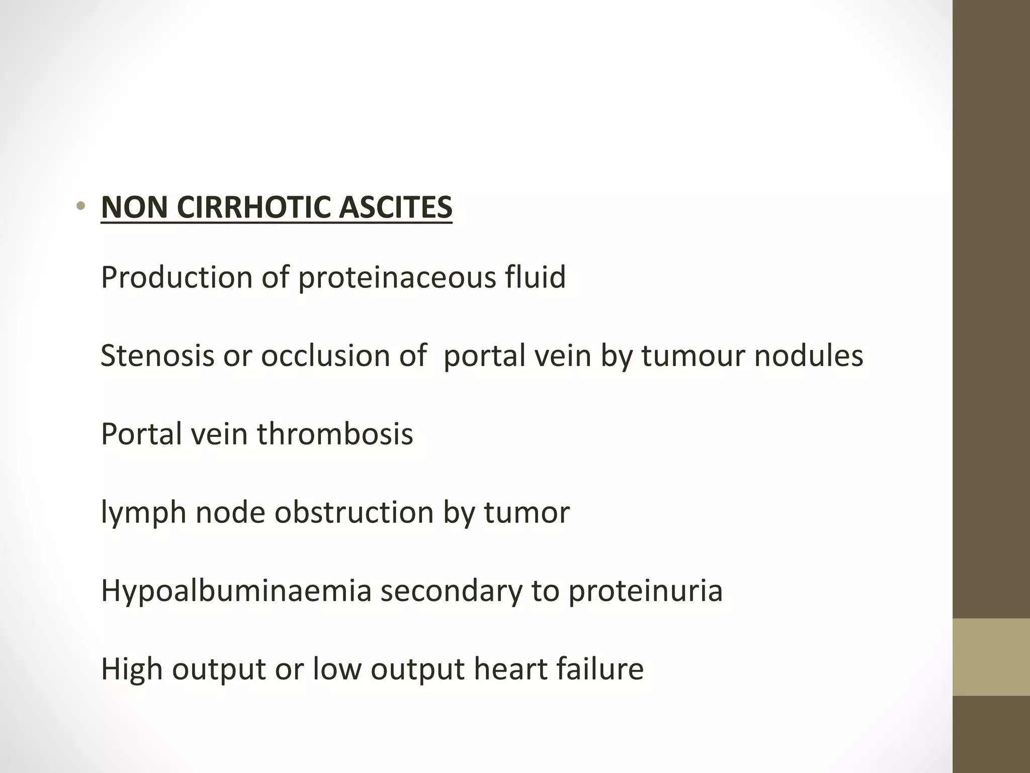 Evaluation of ascites | PPTX