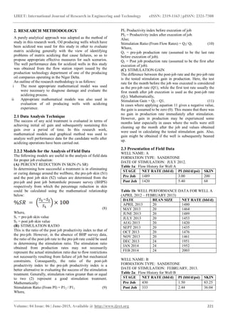 Evaluation of a systematic approach to matrix acidizing on an oil ...