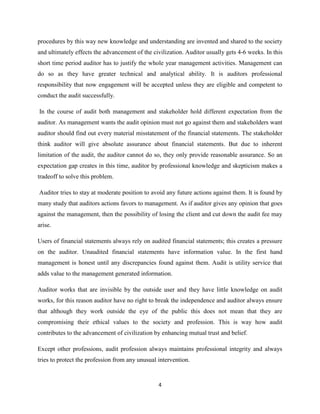 Evolution of audit profession, audit | DOCX