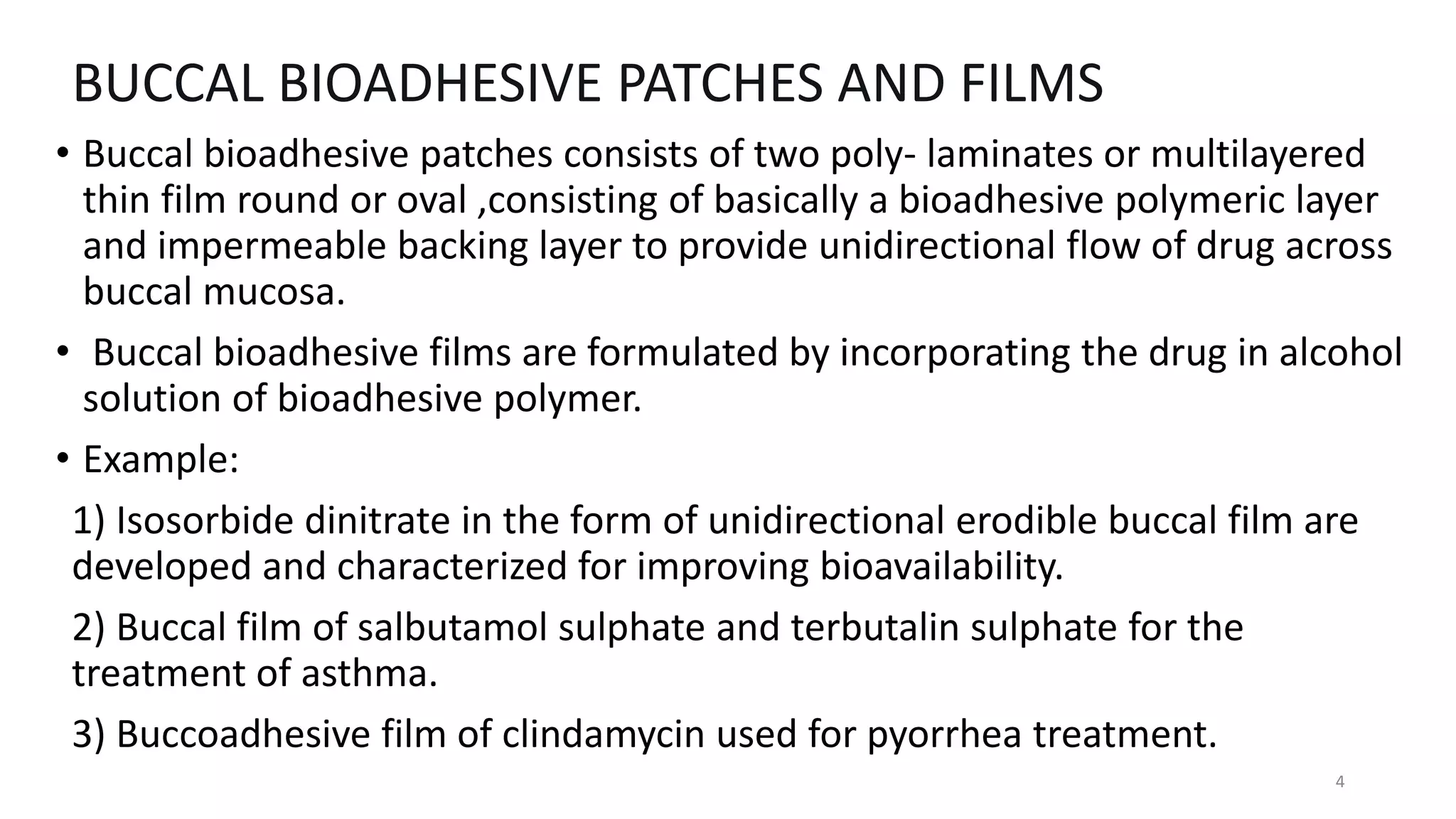 Evaluation of buccal drug delivery system | PPTX