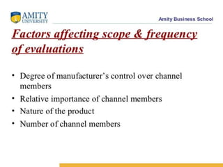 Evaluation of channel performance | PPTX