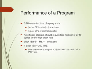 Evaluation of computer performance | PPTX