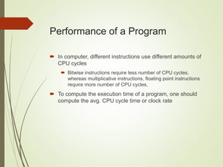 Evaluation of computer performance | PPTX