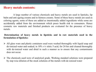 Evaluation of cosmetic products | PPTX