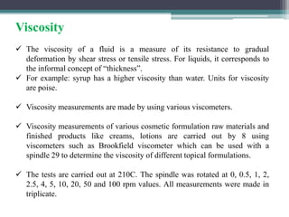 Evaluation of cosmetic products | PPTX