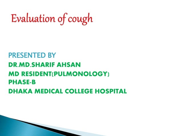 Evaluation of cough | PPT