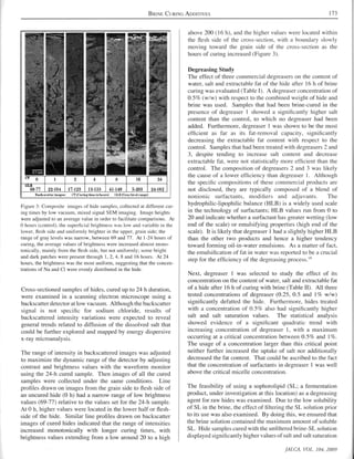 Evaluation of degreasers as brine curing additives | PDF