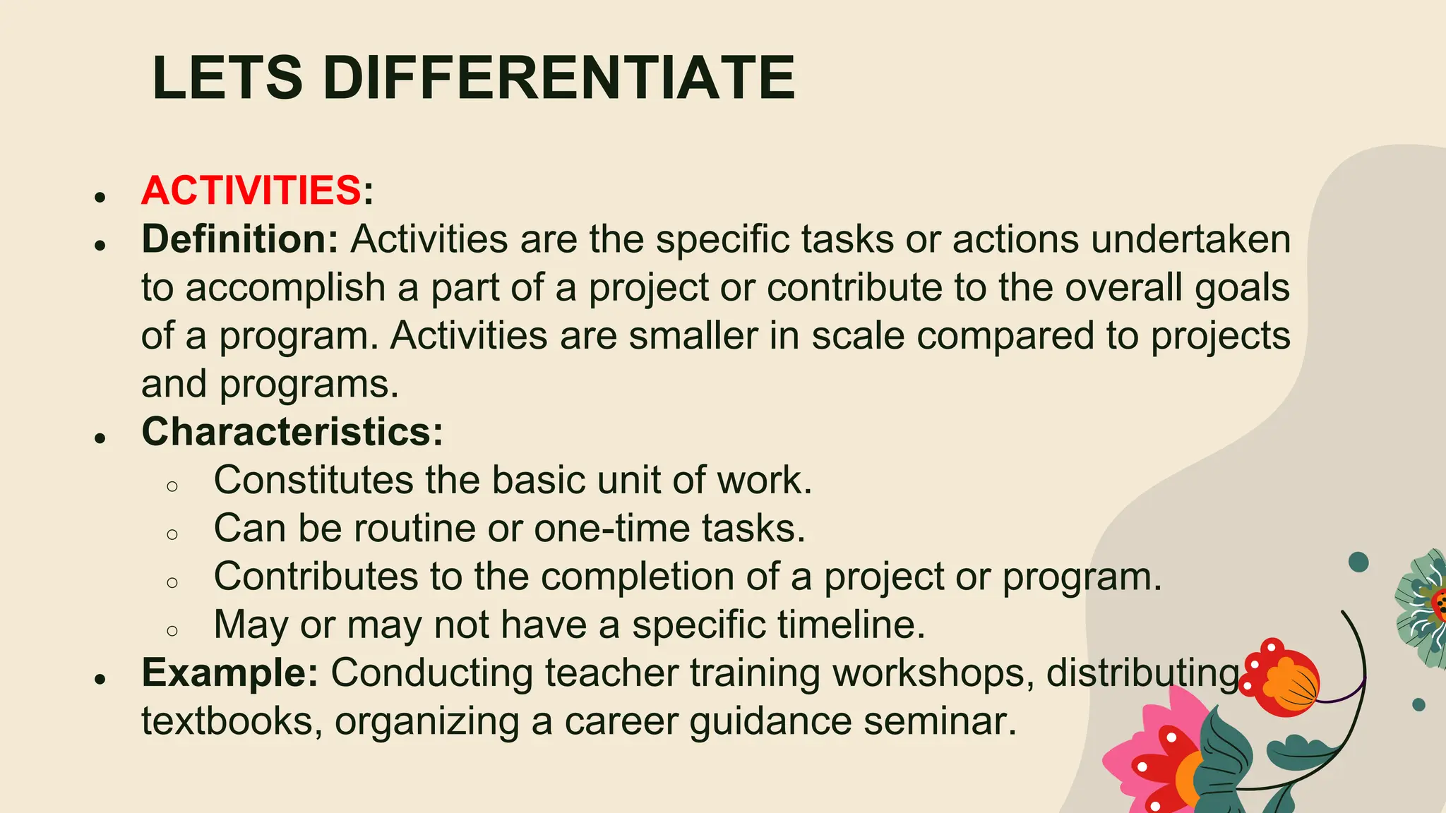 evaluation of deped proj,prog and activi | PPTX