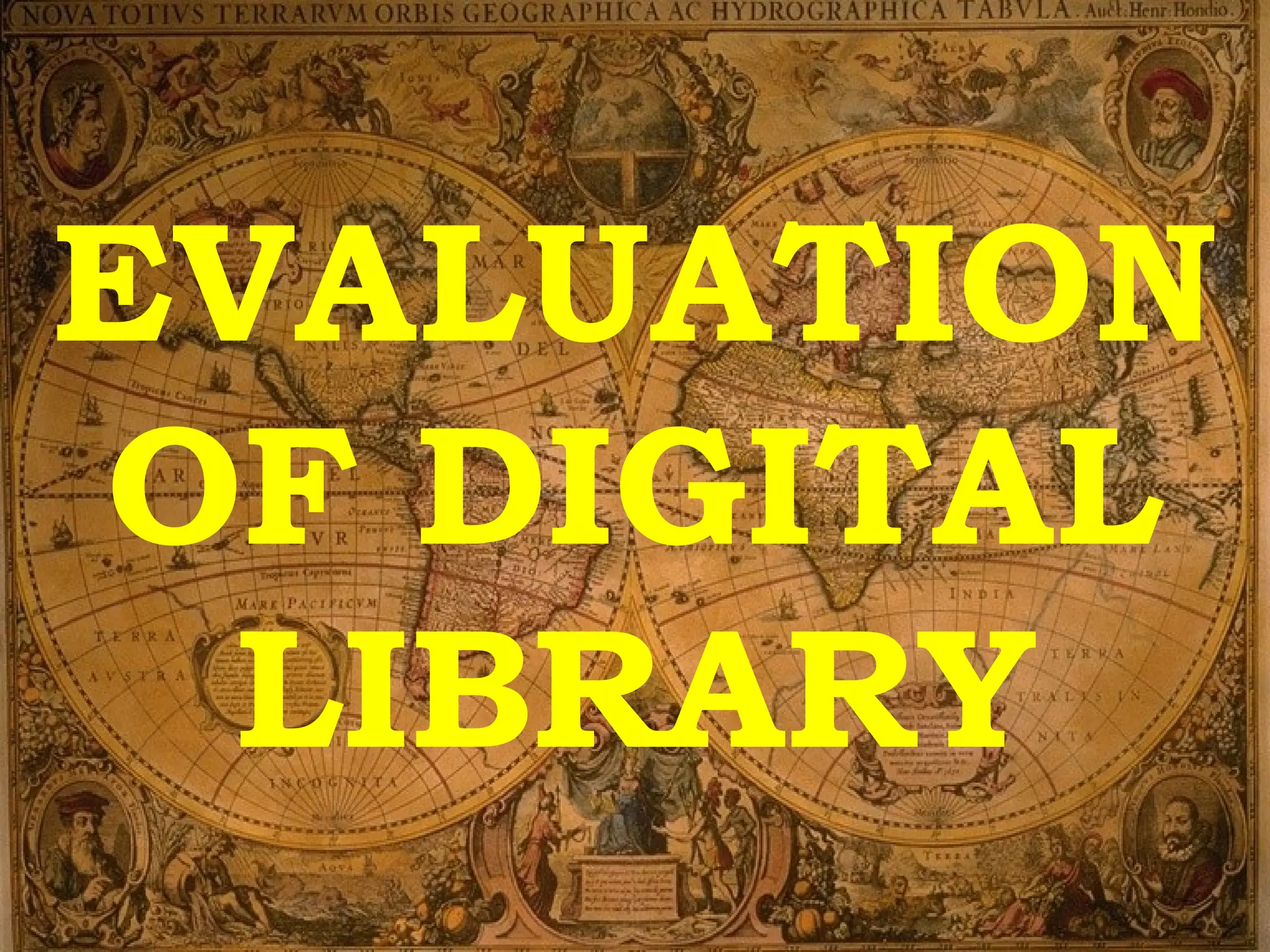Evaluation of Digital Library PPT | PPT
