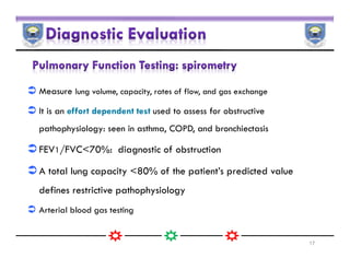 Evaluation of disease of respiratory system | PPT