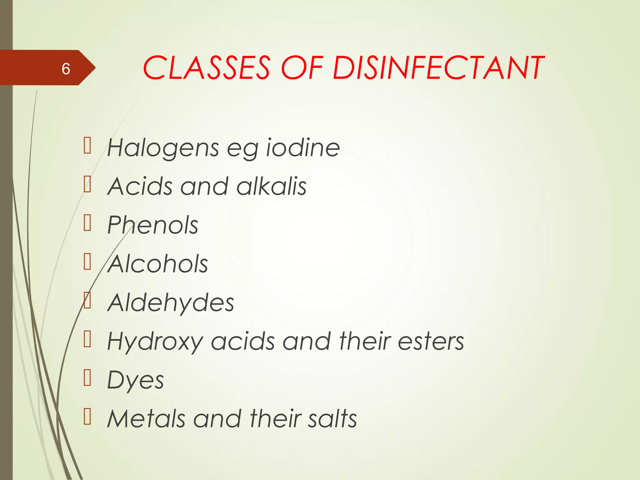 Evaluation of disinfectant | PPT