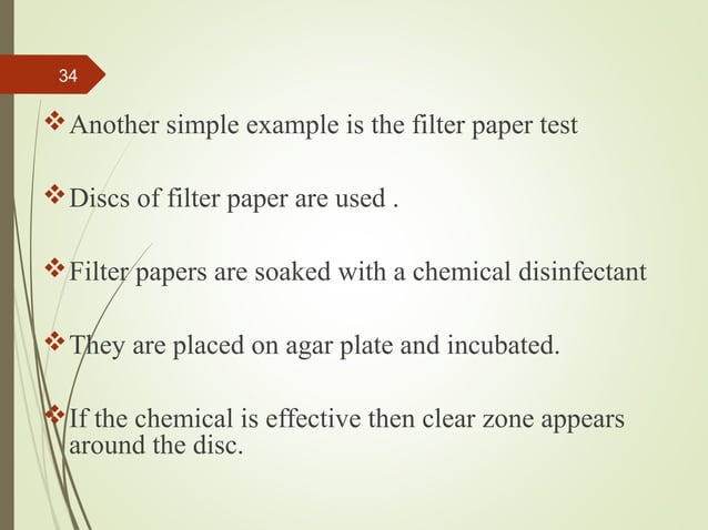 Evaluation of disinfectant | PPT