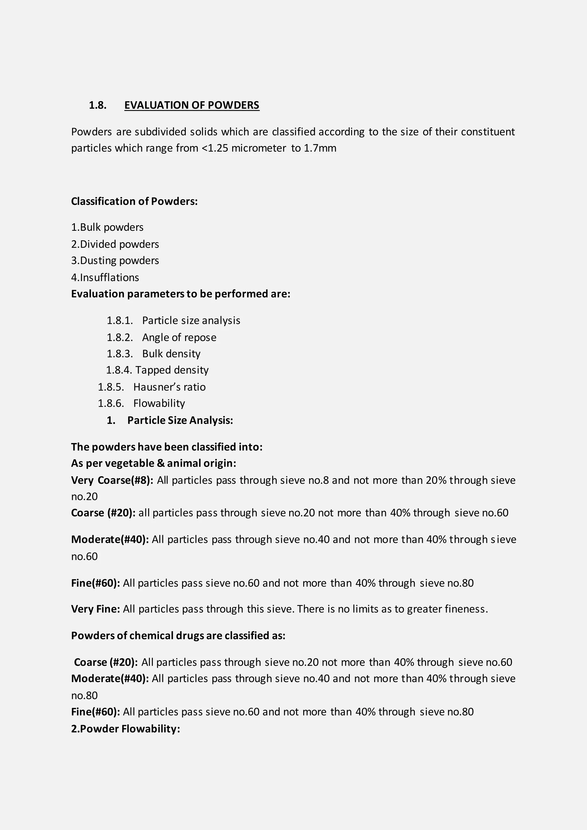 Evaluation of dosage forms | DOCX