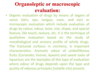 Evaluation of drugs | PPTX
