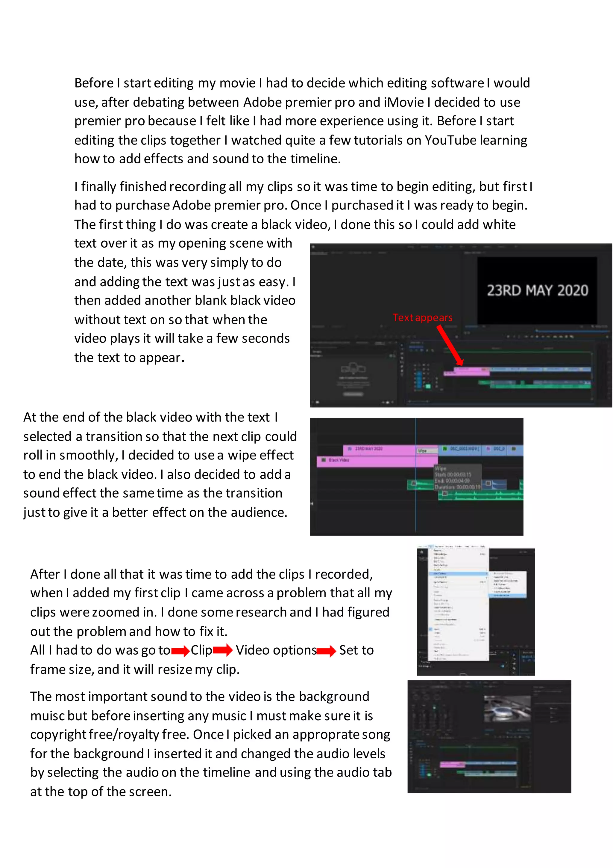Evaluation of editing | PDF