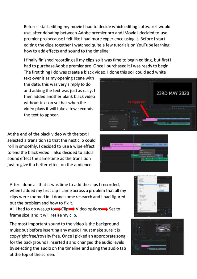 Evaluation of editing | PDF