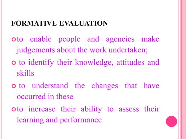 Evaluation of educational programmes in nursing course and programme-ppt | PPTX