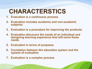 Evaluation of educational programs in nursing | PPTX