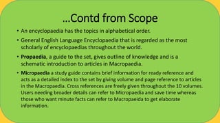 Evaluation of encyclopaedia of britannica | PPTX